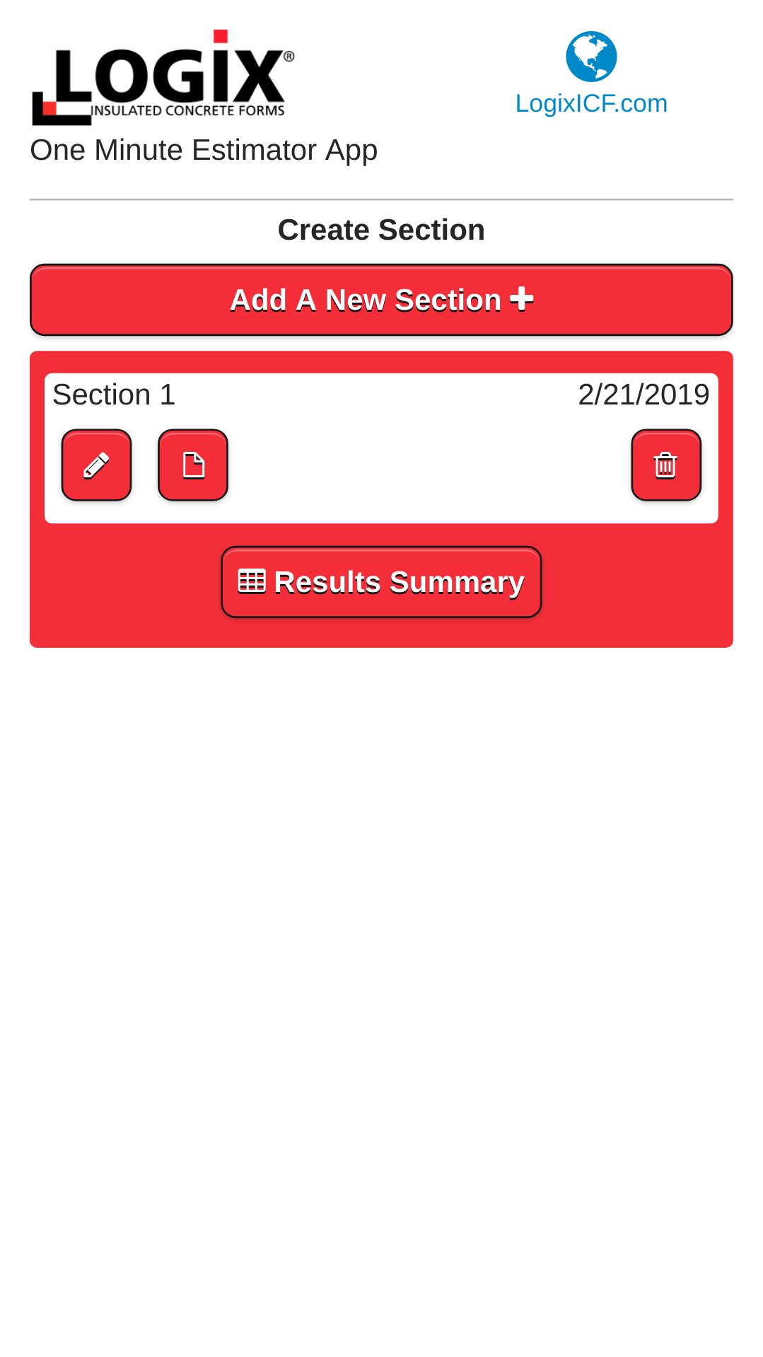 Logix One Minute Estimator APK for Android Download