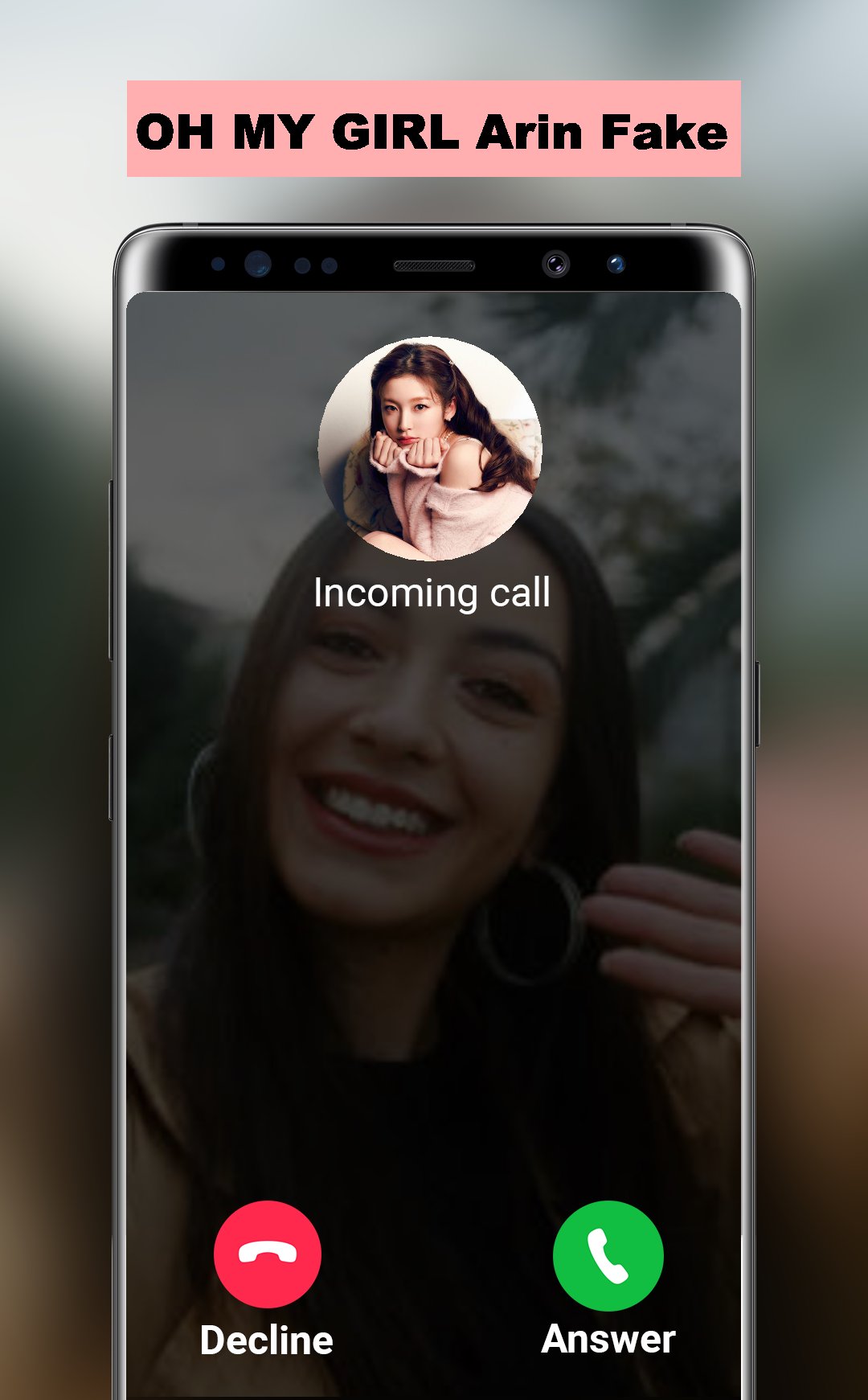 Download do APK de OH MY GIRL Arin Fake Call para Android
