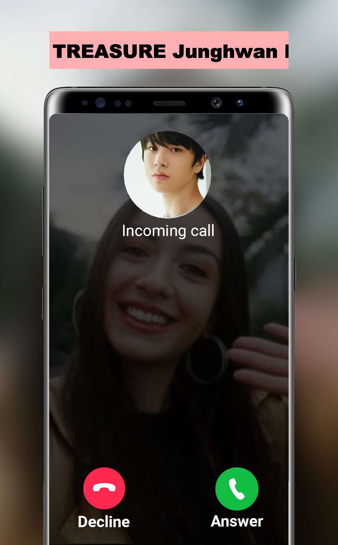 Download do APK de TREASURE Junghwan Fake Call para Android