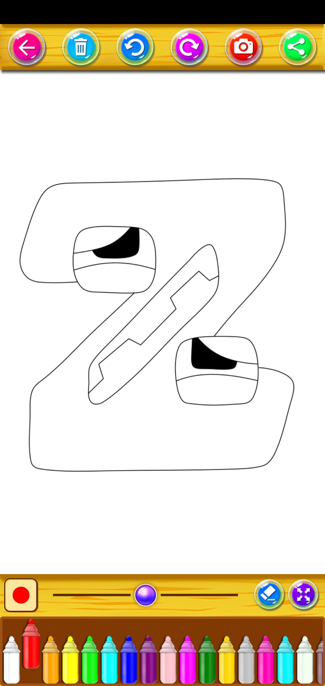 Alphabet Lore coloring pages APK für Android herunterladen