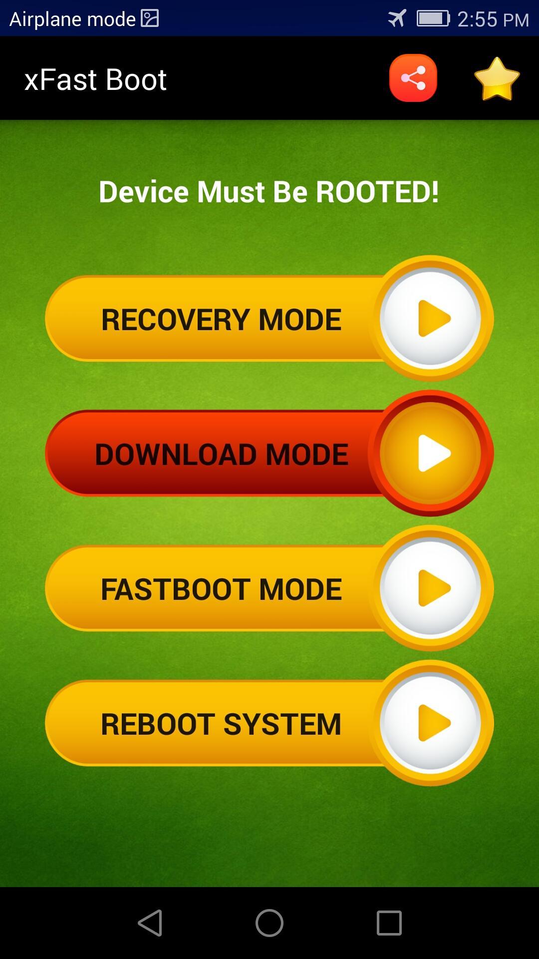 Reboot Into Recovery Download Mode Xfast Apk For Android Download