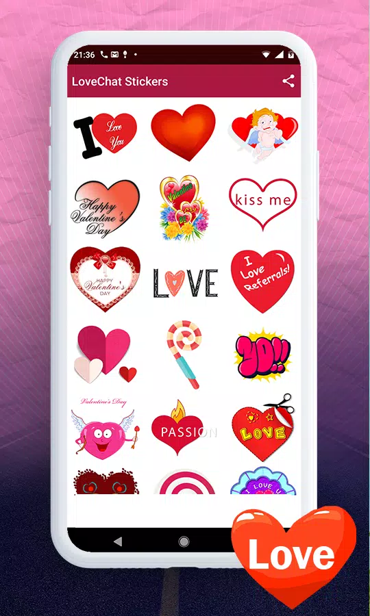Love Stickers For Facebook Chat