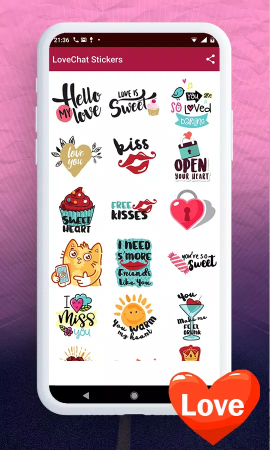 Love Stickers For Facebook Chat