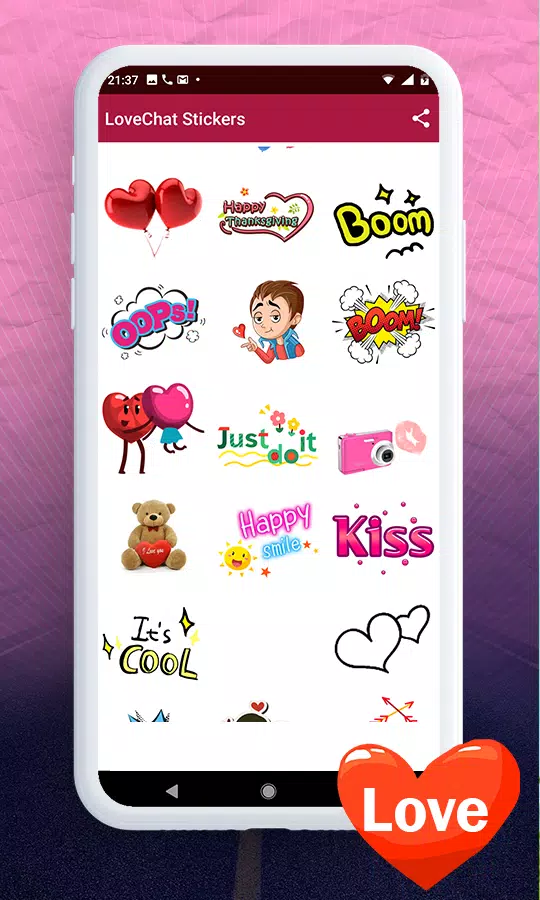 Love Stickers For Facebook Chat
