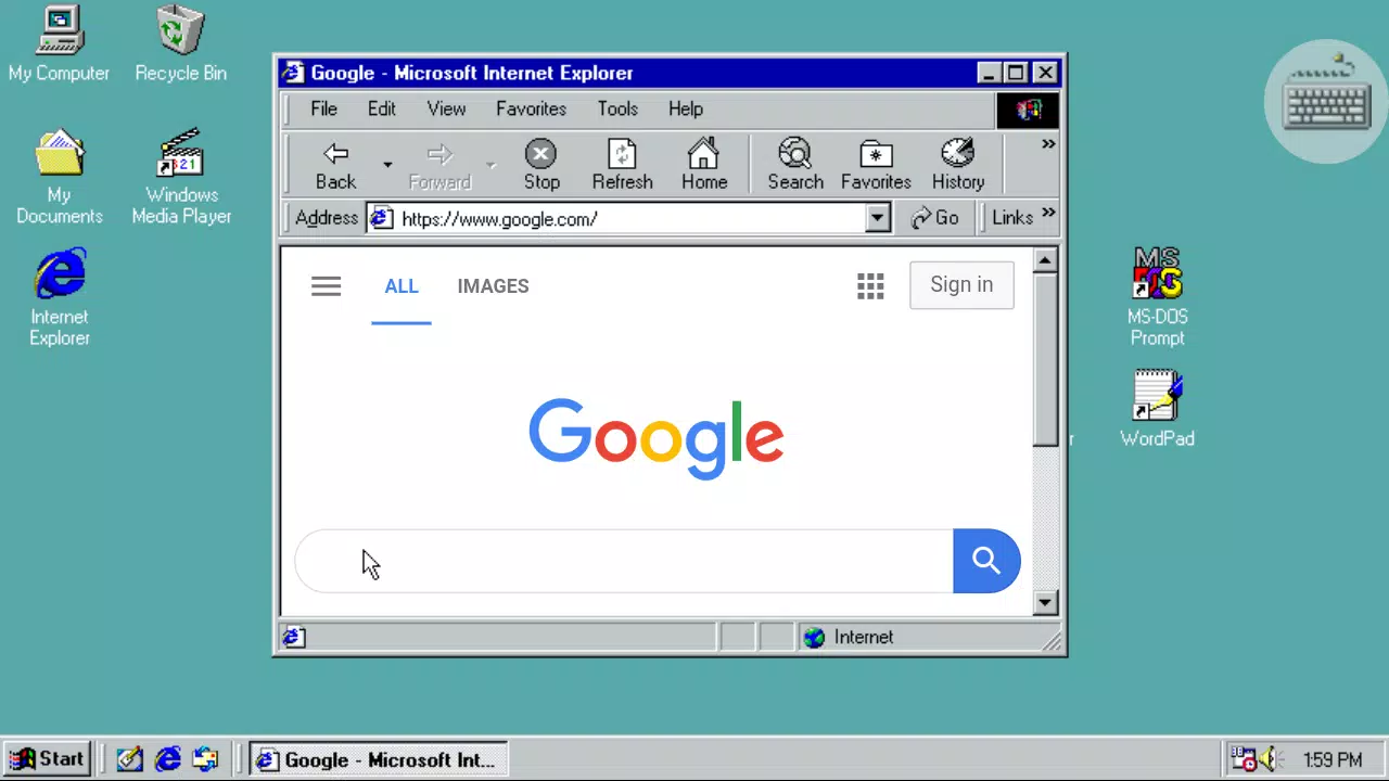 Windows 98 Screenshot