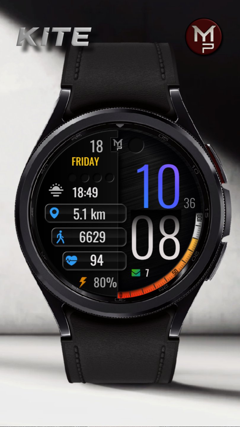 KITE - Digital Watch Face Latest Version for Android