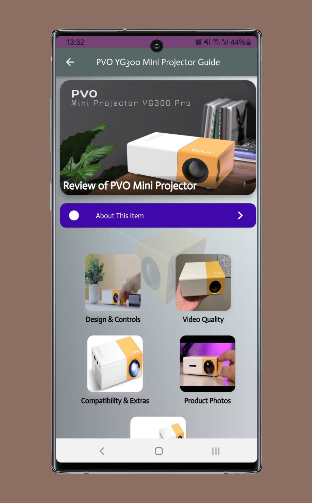 Descargar PVO YG300 Mini Projector Guide APK Última Versión 1 para Android