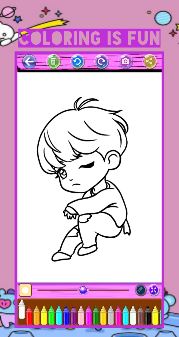 Android İndirme için BT21 Coloring BTS Game APK