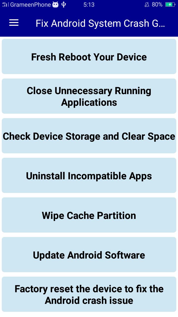 Fix Android System Crash Guide Apk For Android Download