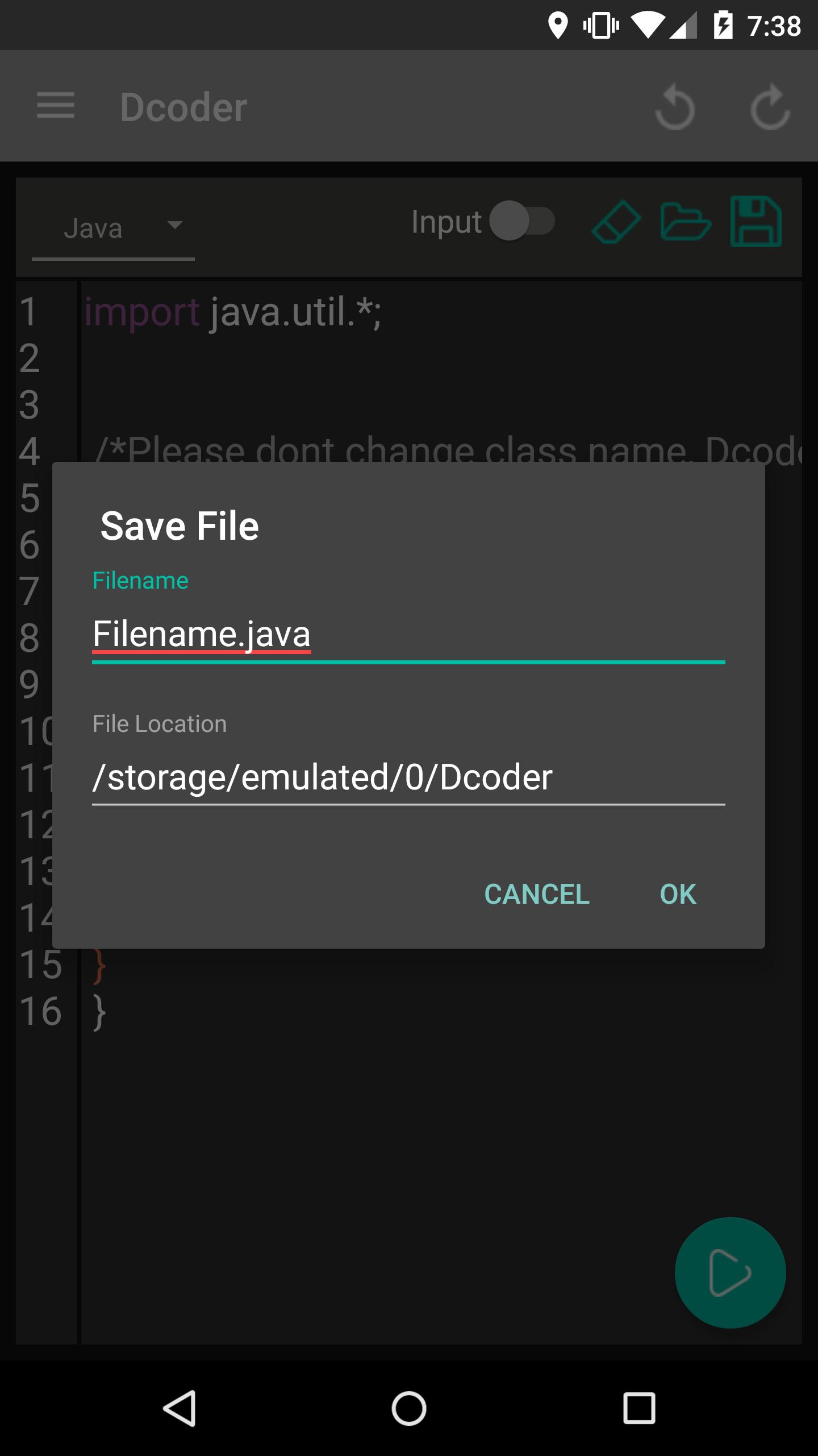 Dcoder Compiler Ide Code And Programming On Mobile For Android Apk