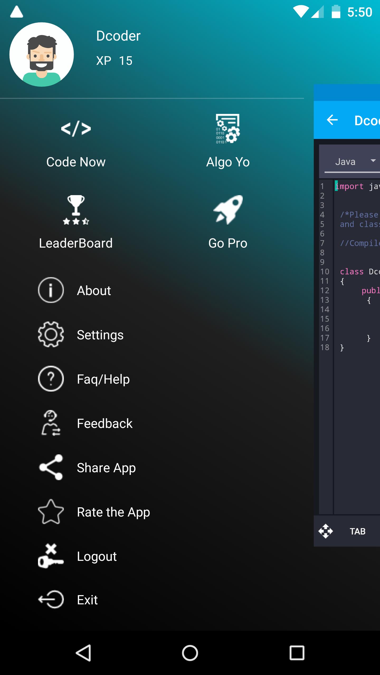 Dcoder Compiler Ide Code And Programming On Mobile For Android Apk