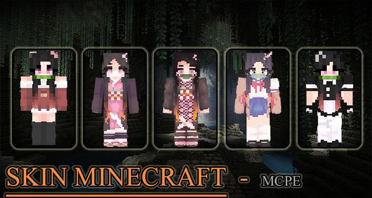 Nezuko Skin For Minecraft Apk For Android Download