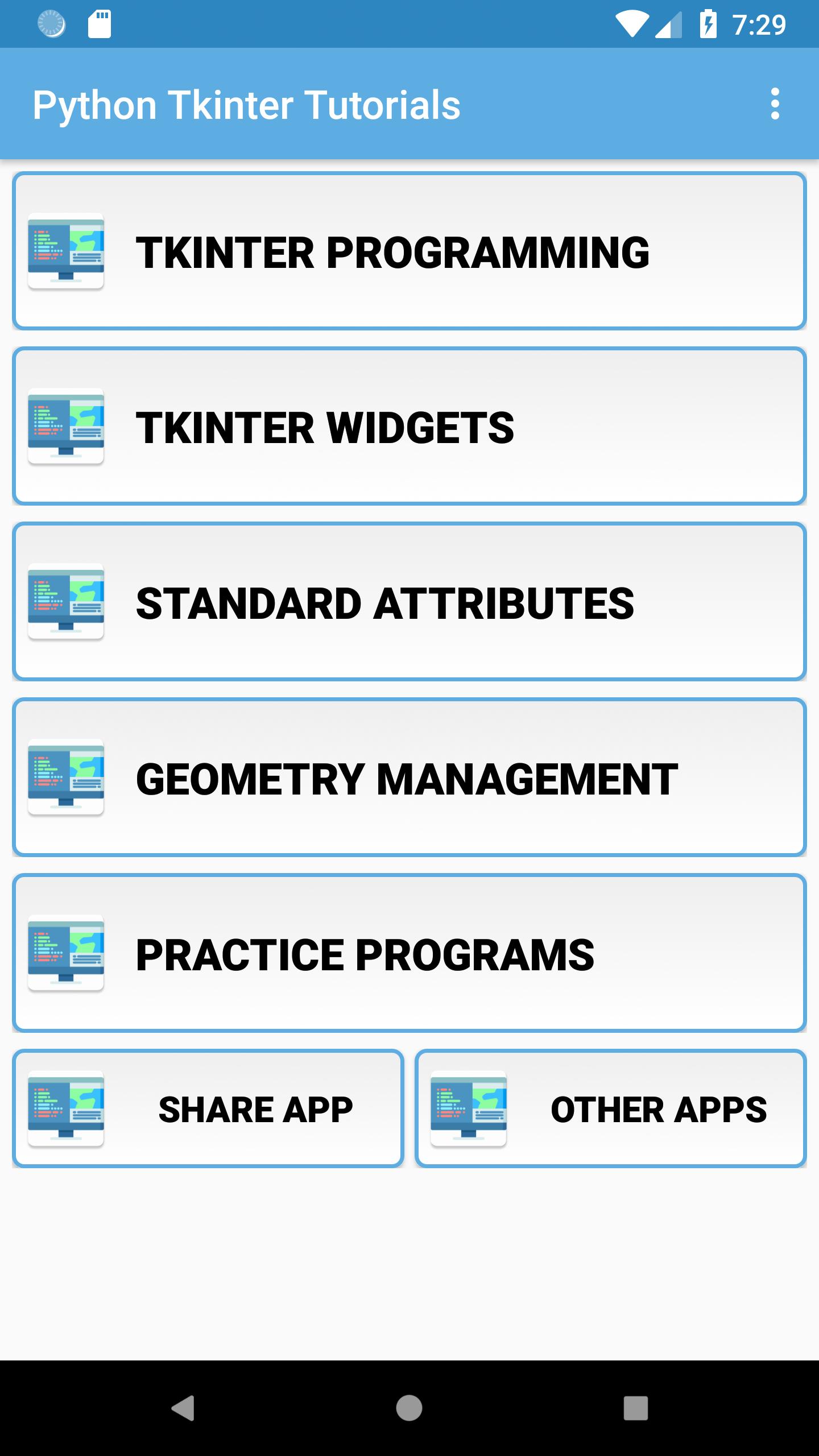 Python Tkinter Tutorials Apk For Android Download