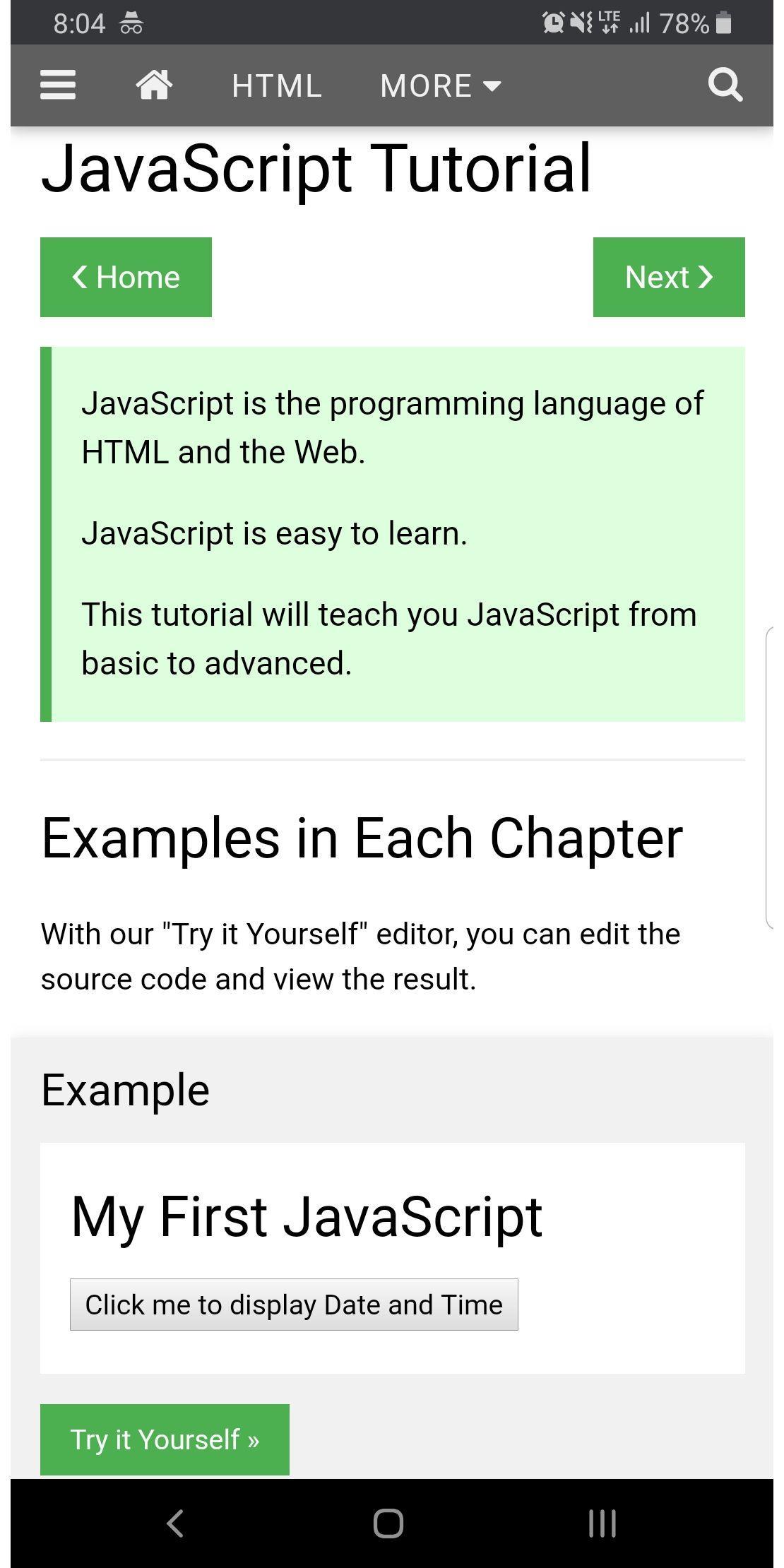 W3schools Learn Html Css Javascript Php Sql Apk For Android Download