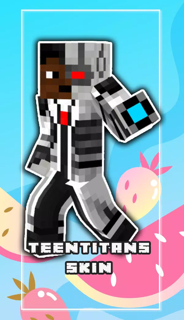 Teen Titans Cyborg Minecraft Skin