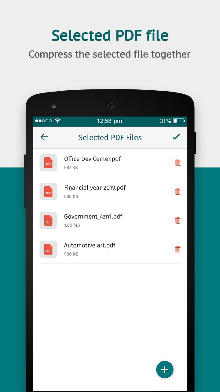 PDF Compress Tool: Reduce PDF Size for Android - APK Download PDF Compress Tool: Reduce PDF Size for Android - APK Download