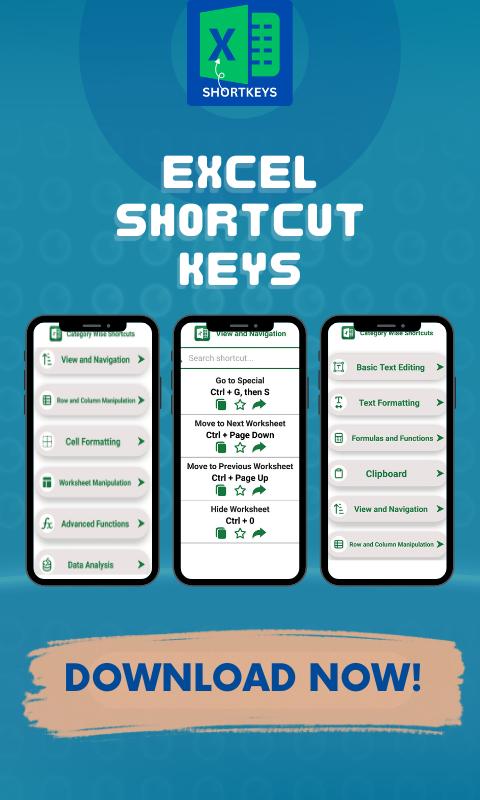 Excel Shortcut Keys: Formulas APK for Android Download Excel Shortcut Keys: Formulas APK for Android Download