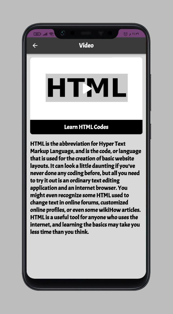 Learn Html Codes Apk For Android Download