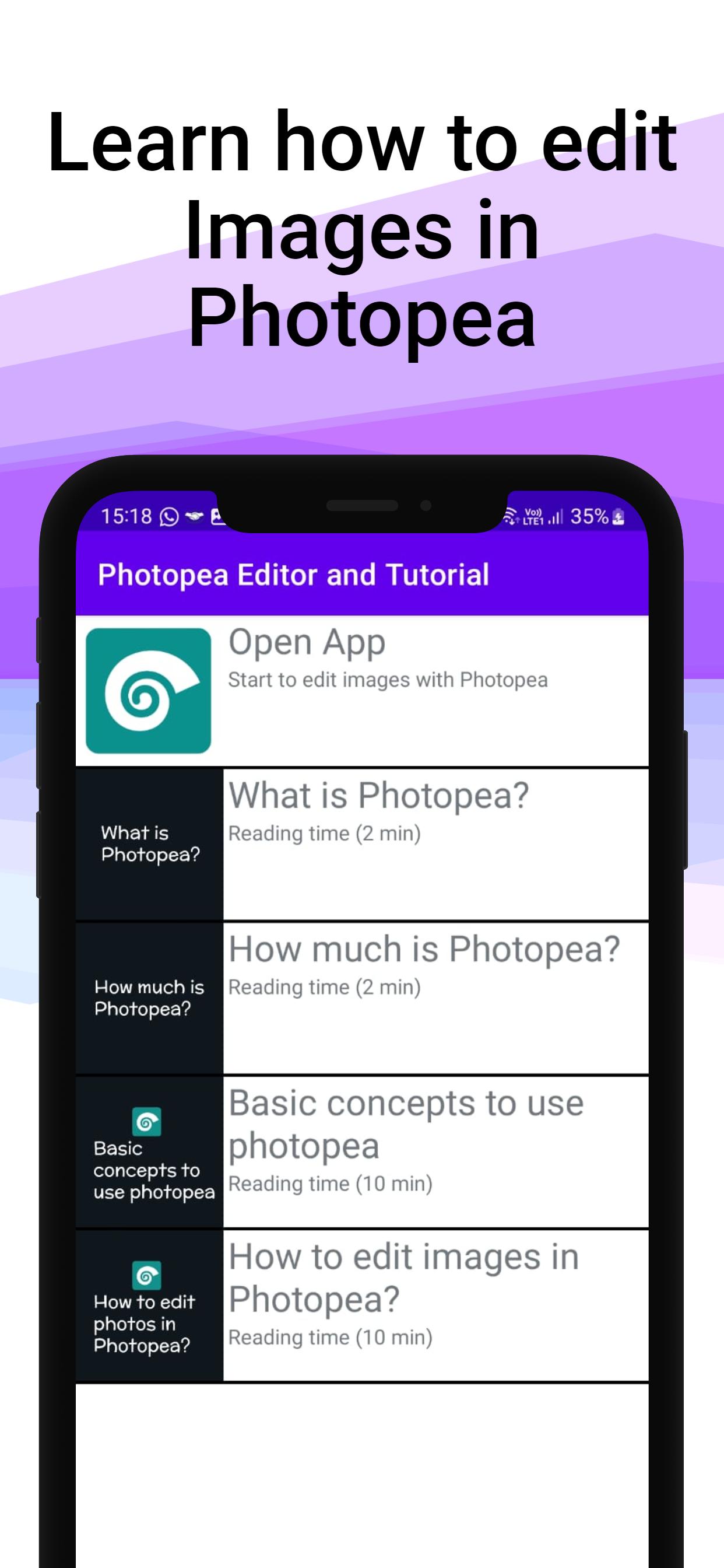 Photopea Tutorial Editor 2023 Android के लिए Apk डाउनलोड करें