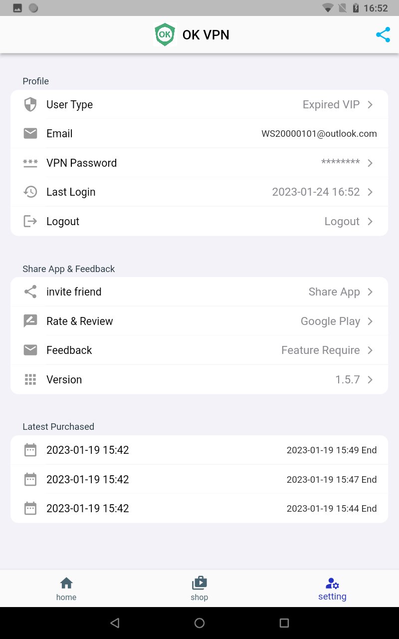 Скачать OK VPN APK для Android