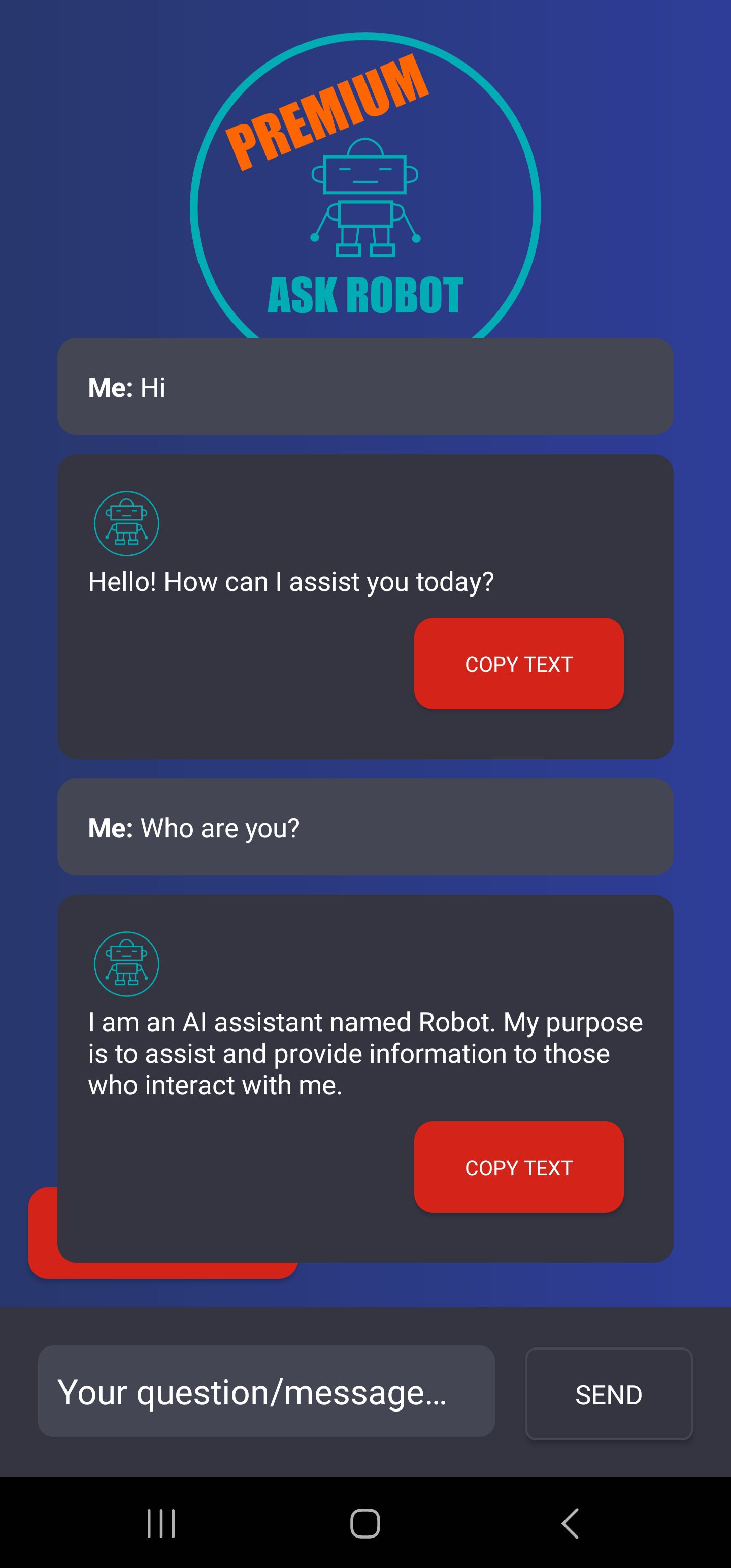 Ask Robot APK for Android Download