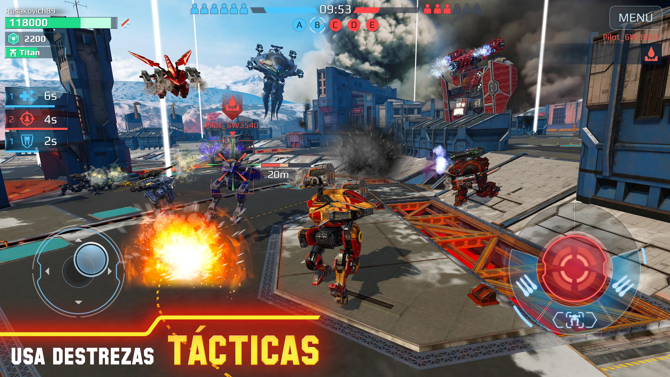 Descargar War Robots Pvp Multijugador Apk Última Versión 1121 Para