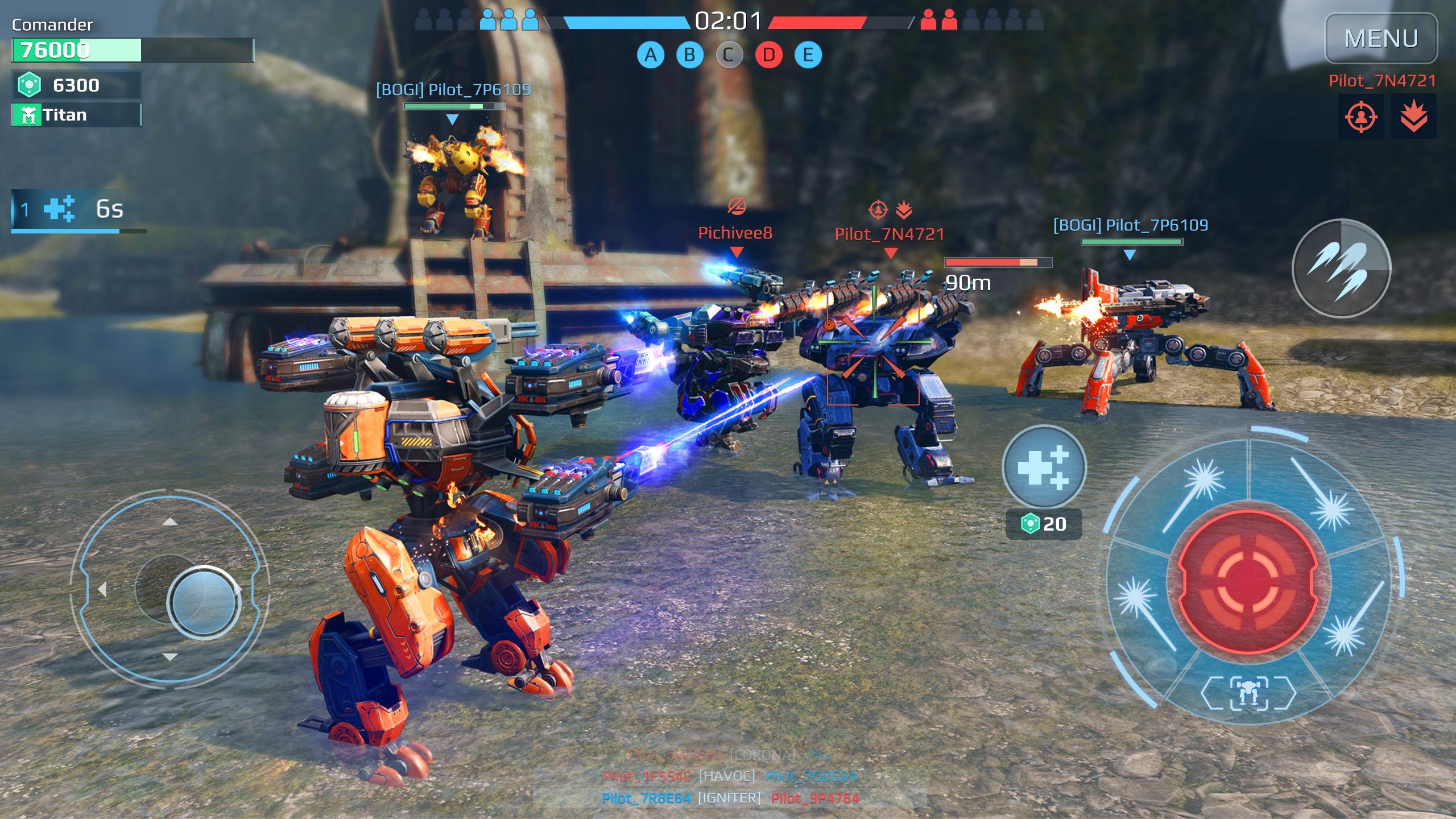Descarga De Apk De War Robots Pvp Multijugador Para Android