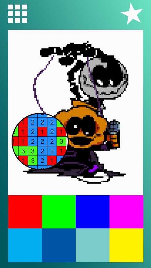 Friday Funny Pixel Art Fnf Mod Spooky APK do pobrania na Androida