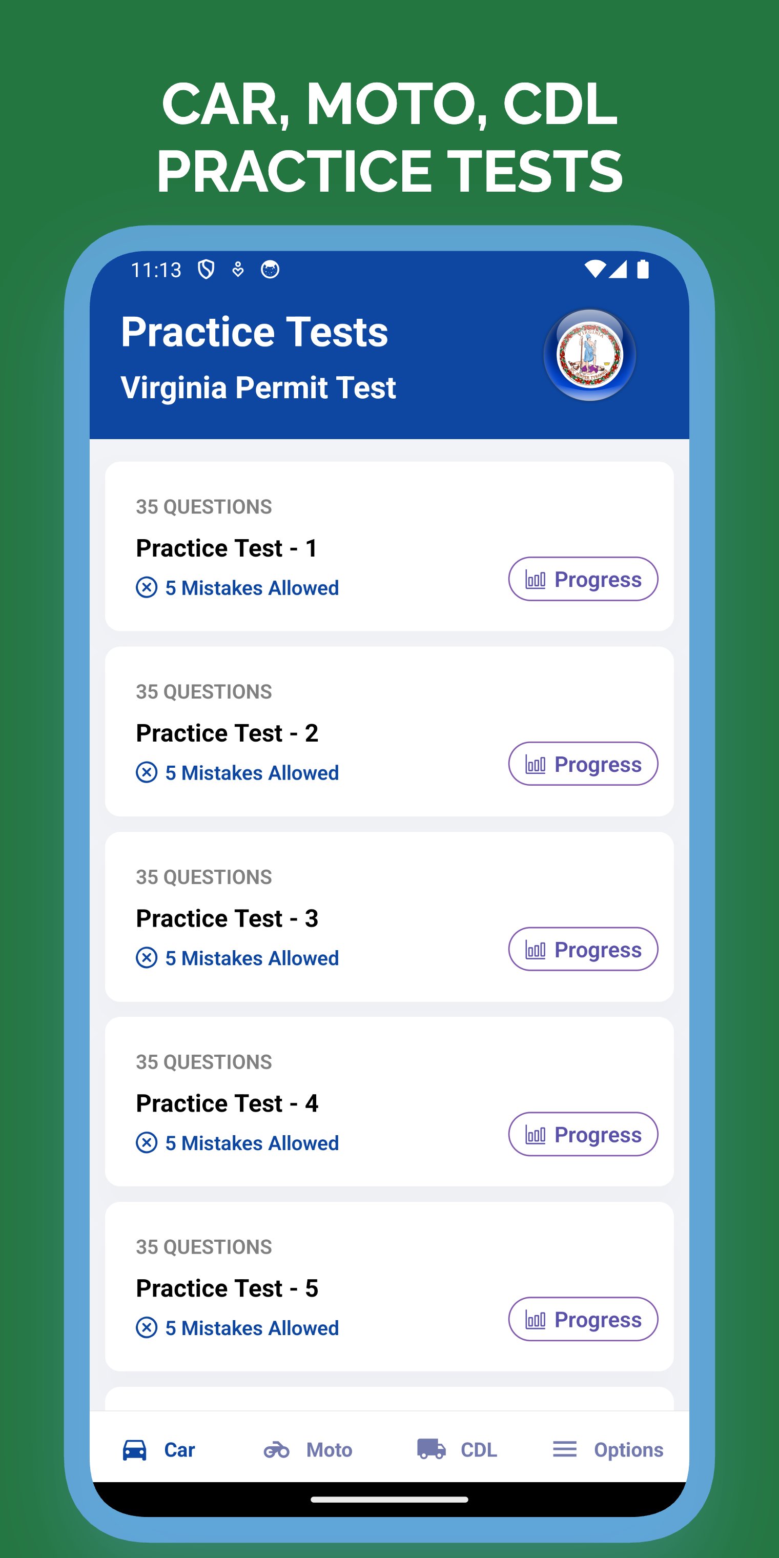 Virginia Permit Test Practice安卓版应用APK下载