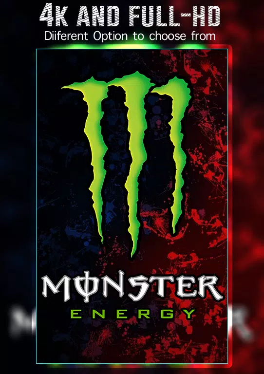 Red Monster Energy Wallpaper