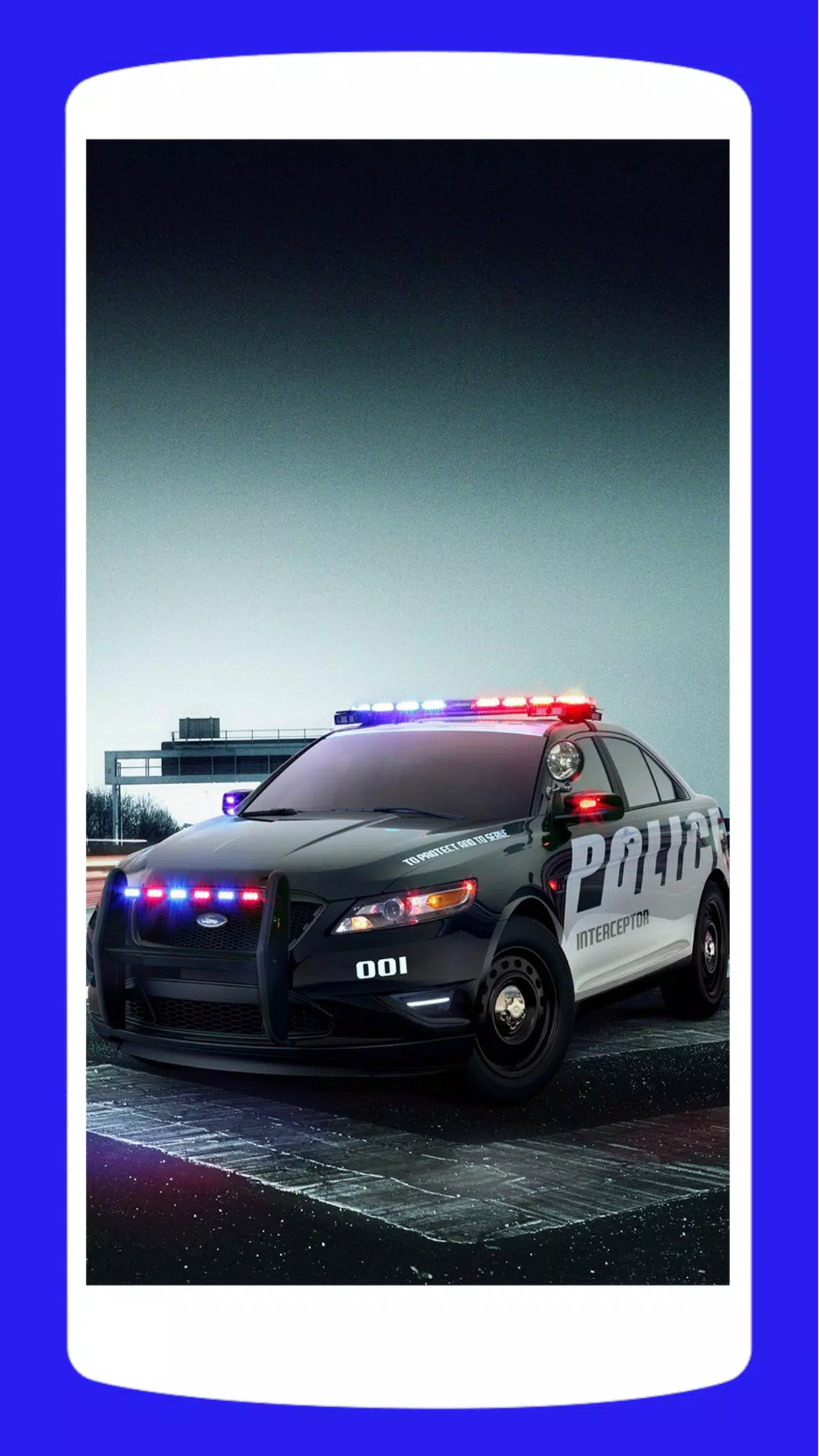 Police Background Iphone