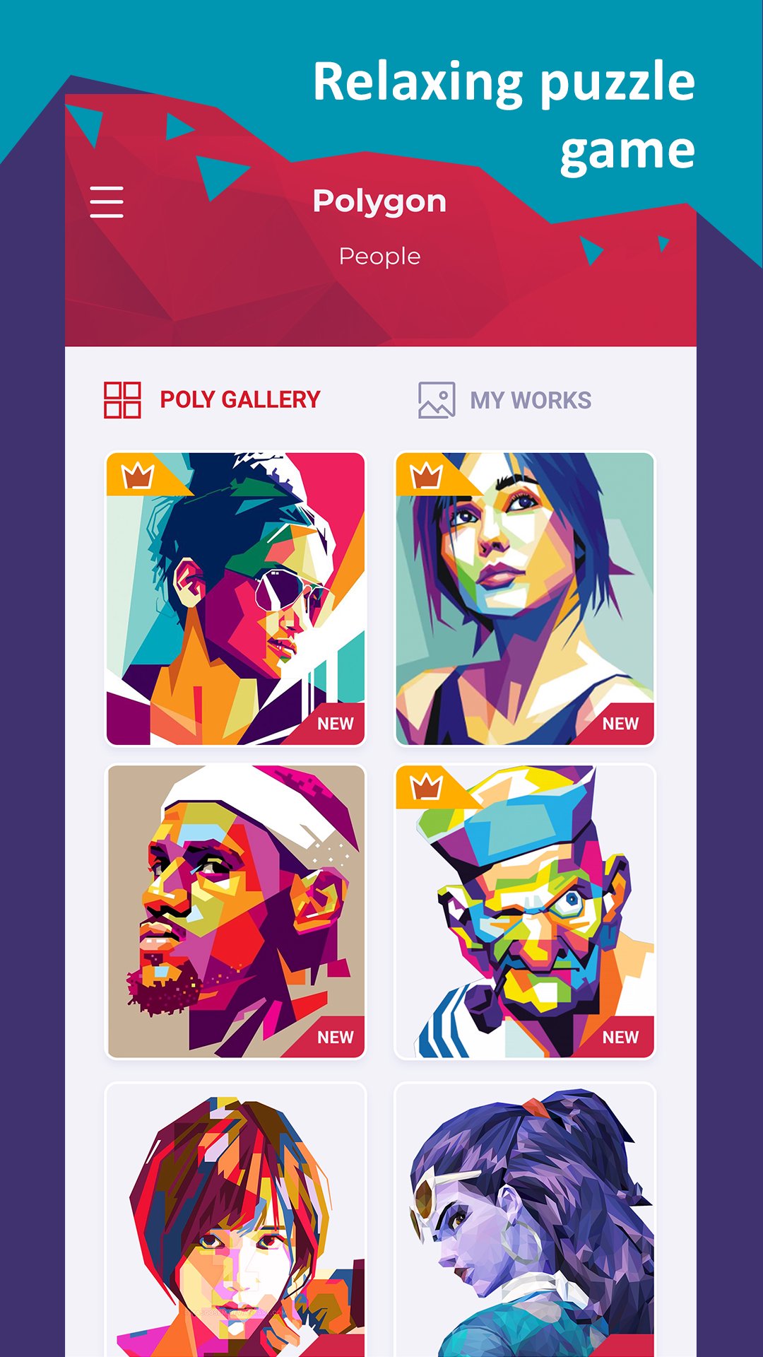 Polygon - Coloring Puzzle Book APK for Android Download