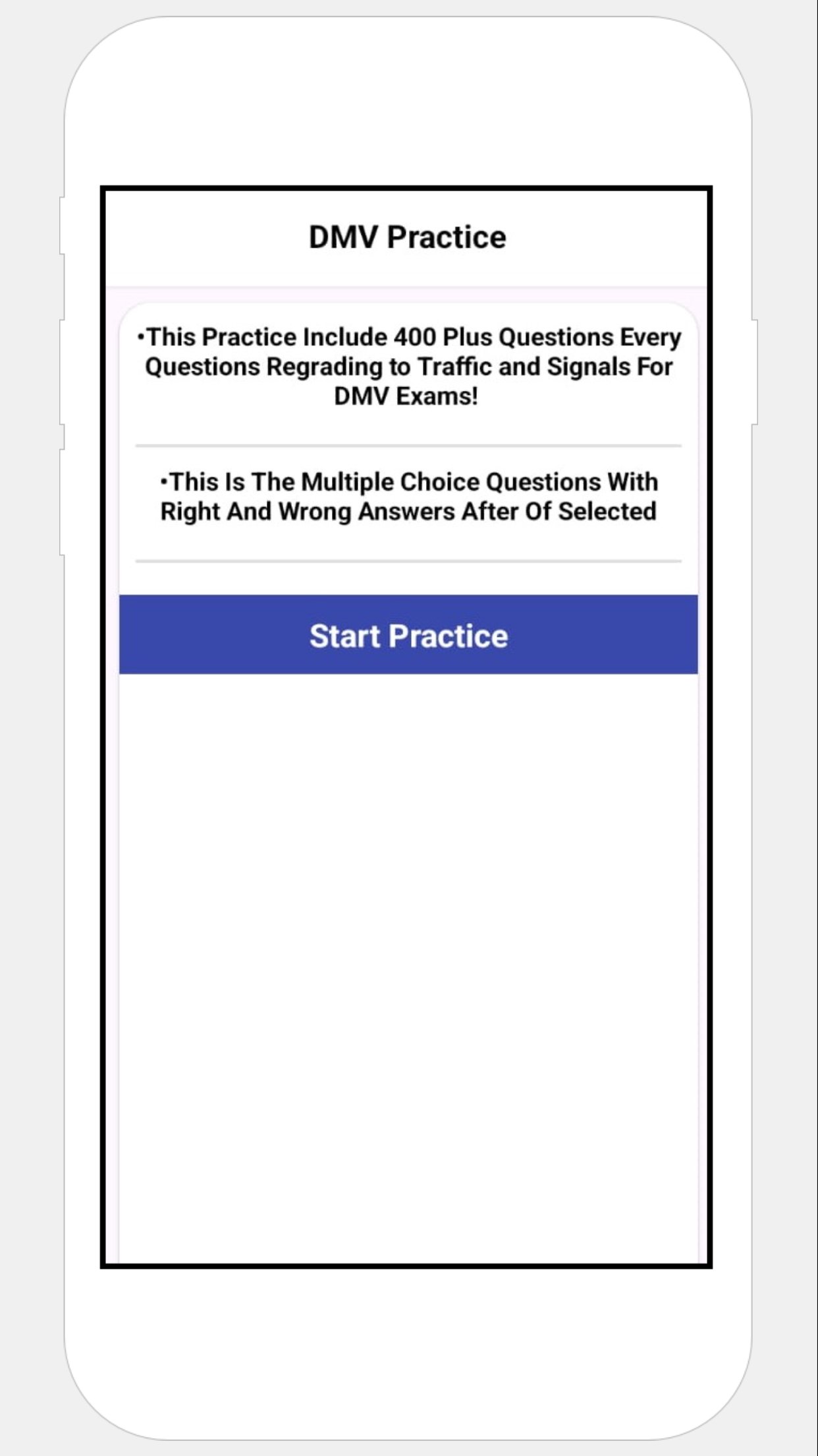 Tải xuống APK DMV Permit Practice Test App cho Android