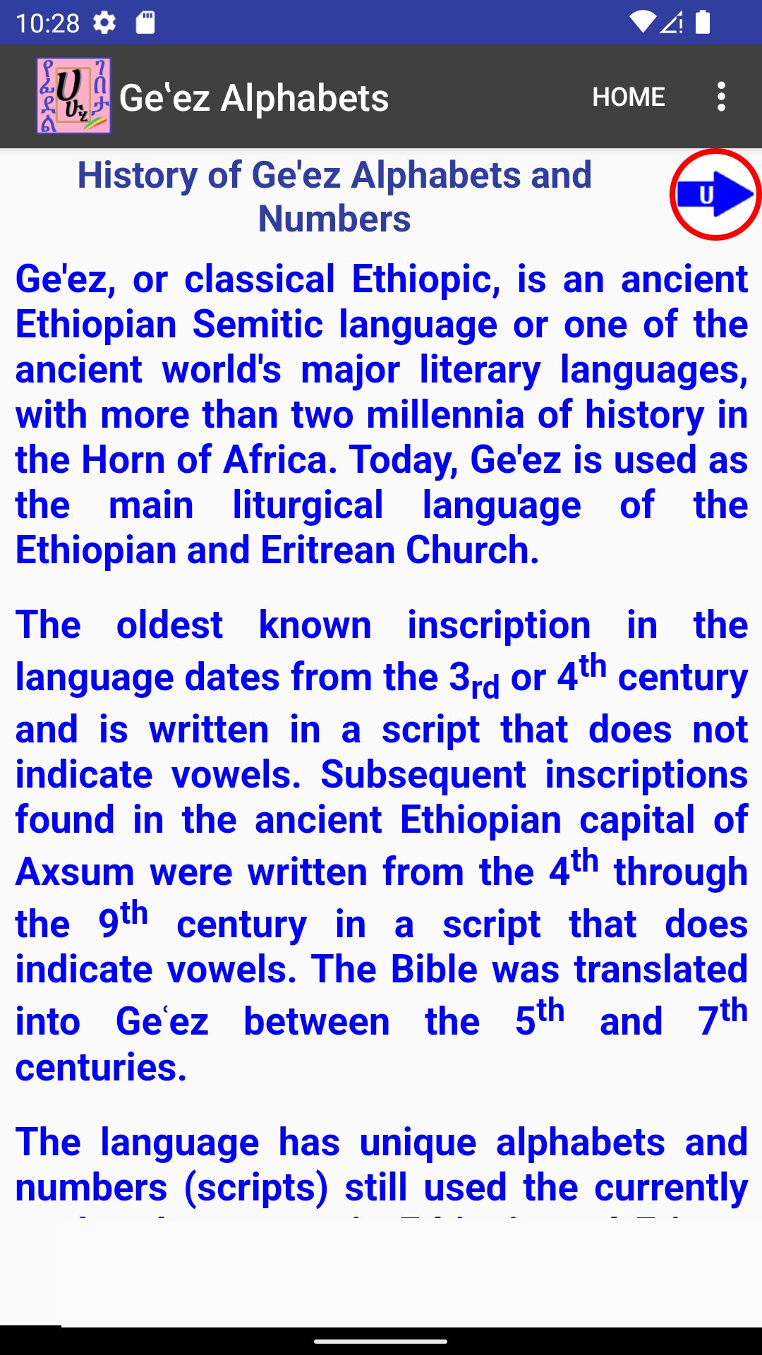 Ge'ez Alphabets APK for Android Download