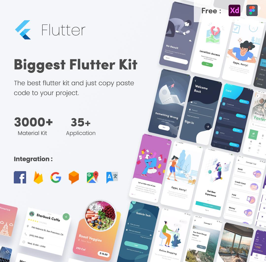 Biggest Pro Kit Flutter Ui Kit Apk For Android Download