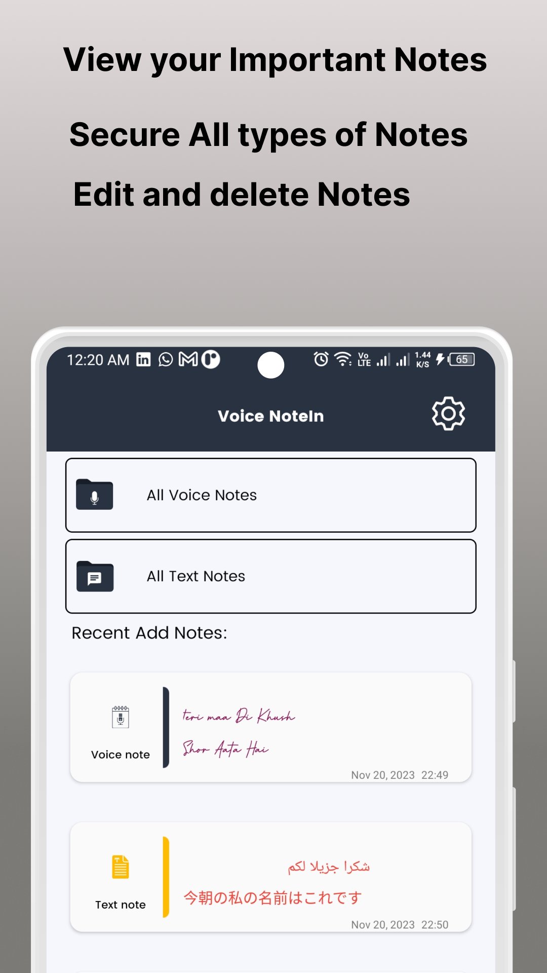 Descarga de APK de Quick Notepad- voice notes para Android