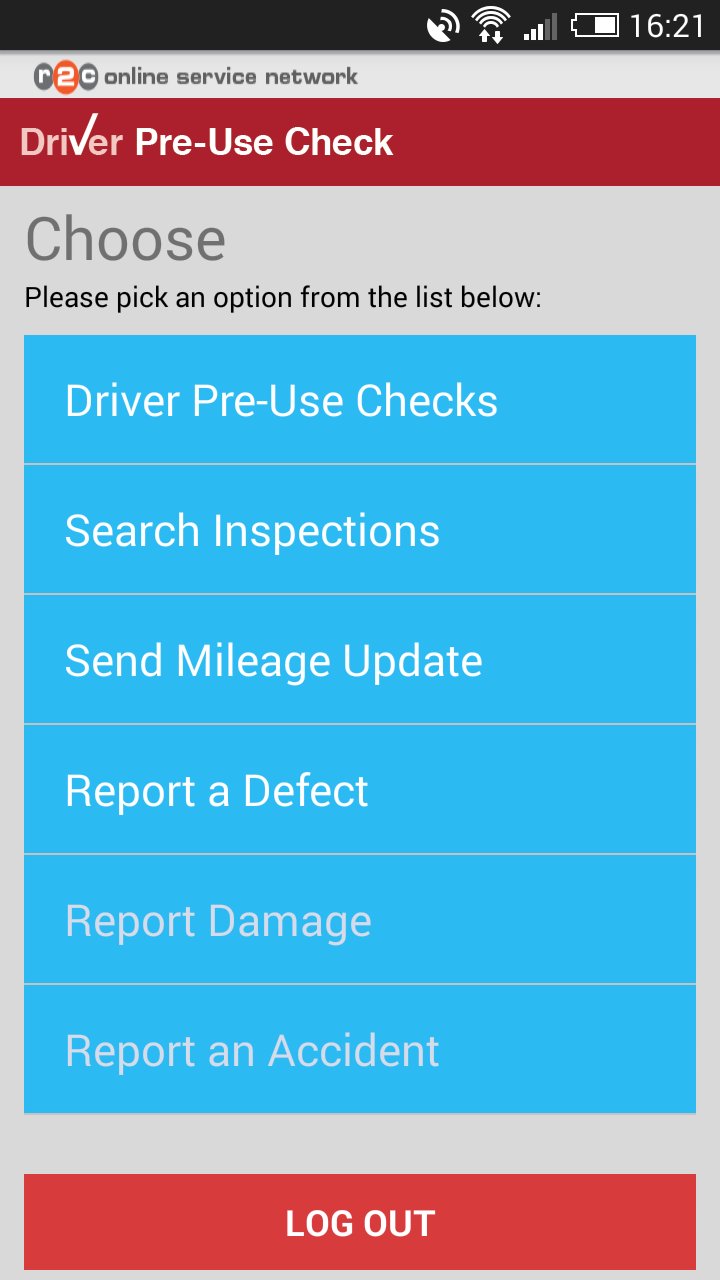 r2c Driver Pre-use Check APK Download for Android - Latest Version
