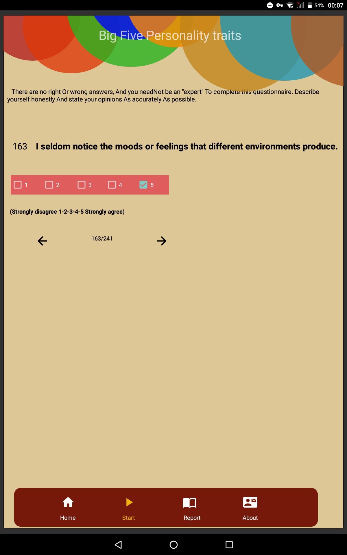 Big5 Personality test NEO PI-R APK voor Android Download