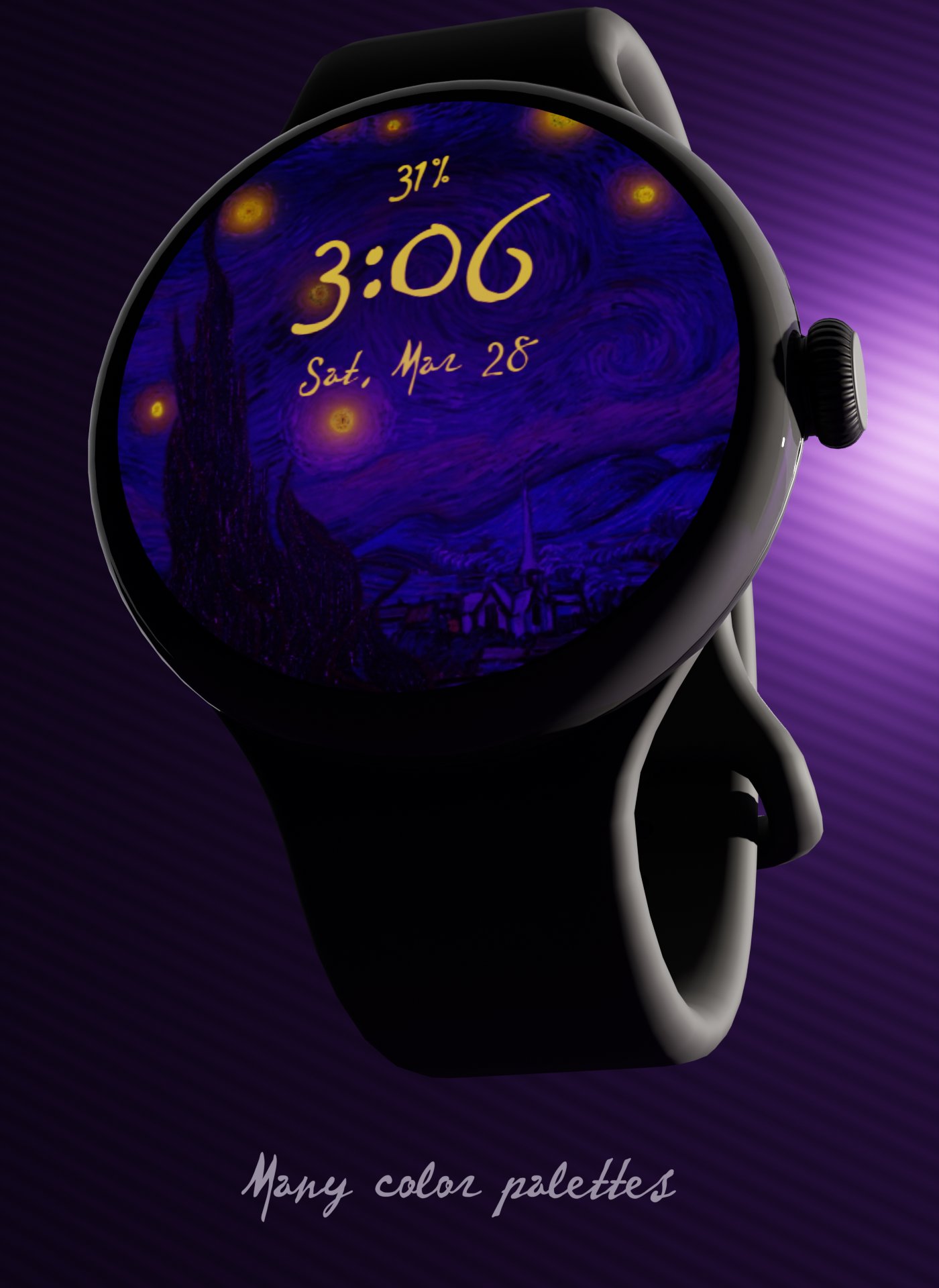 The Starry Night Watch Face APK for Android Download