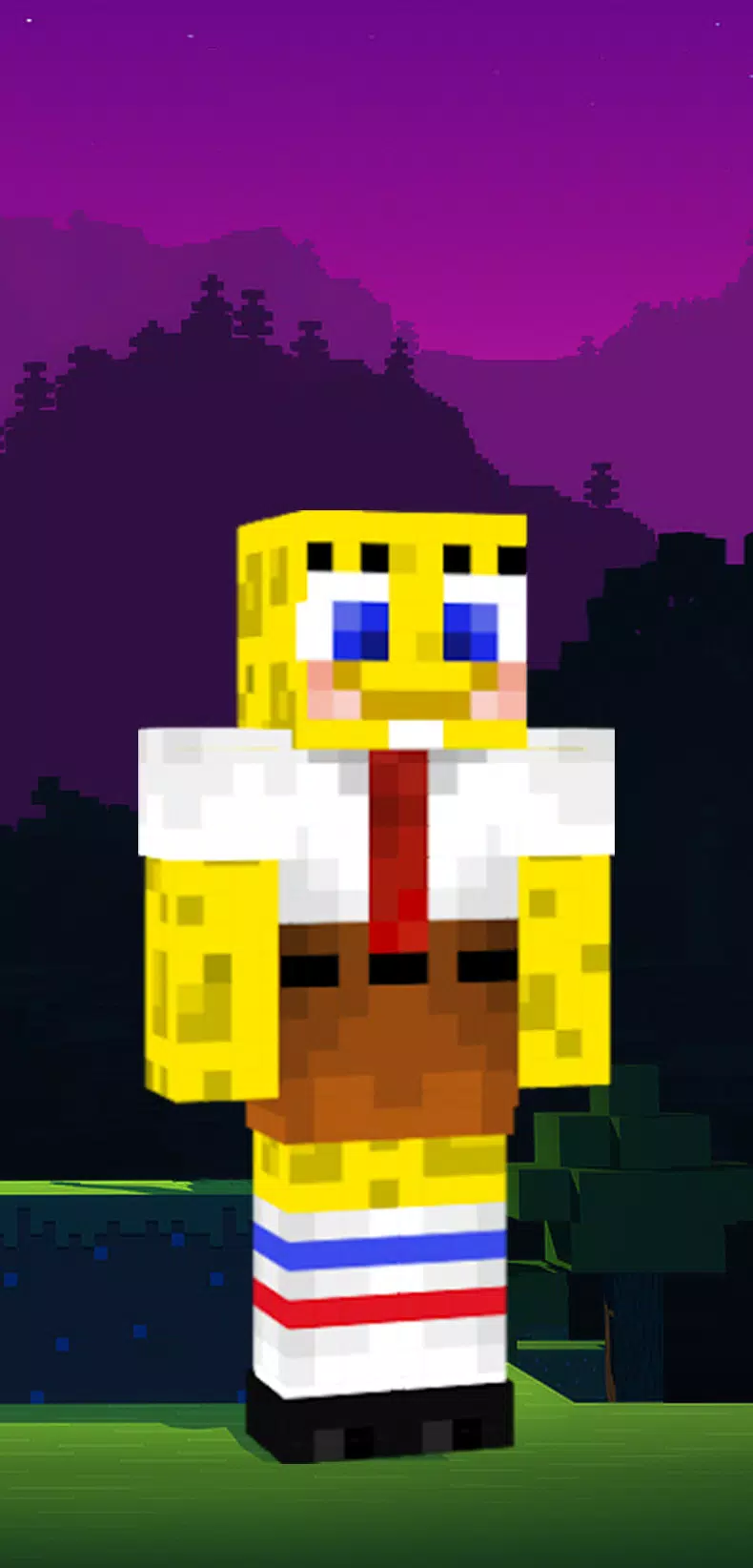 Spongebob Minecraft Skin
