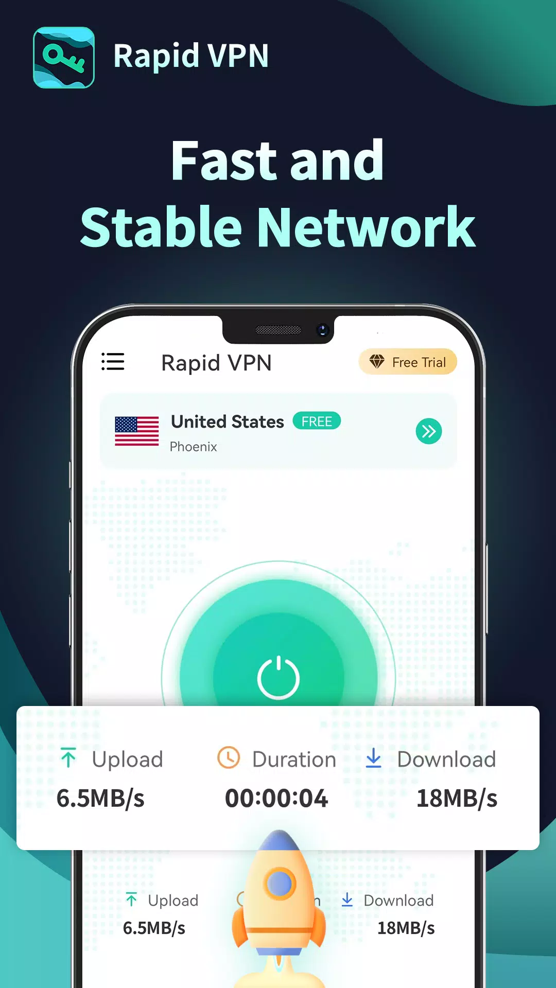 Download Rapid VPN - Safe Secure Proxy 2.0.5 APK for Android - Free and Safe Download