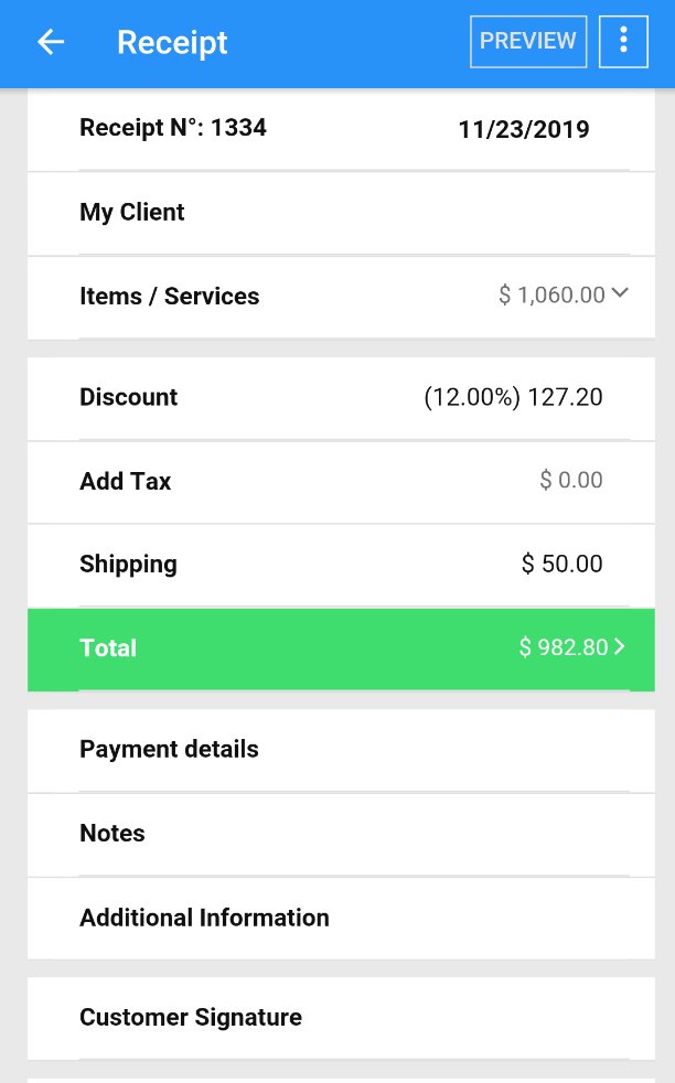 Receipt & Invoice for Android - APK Download