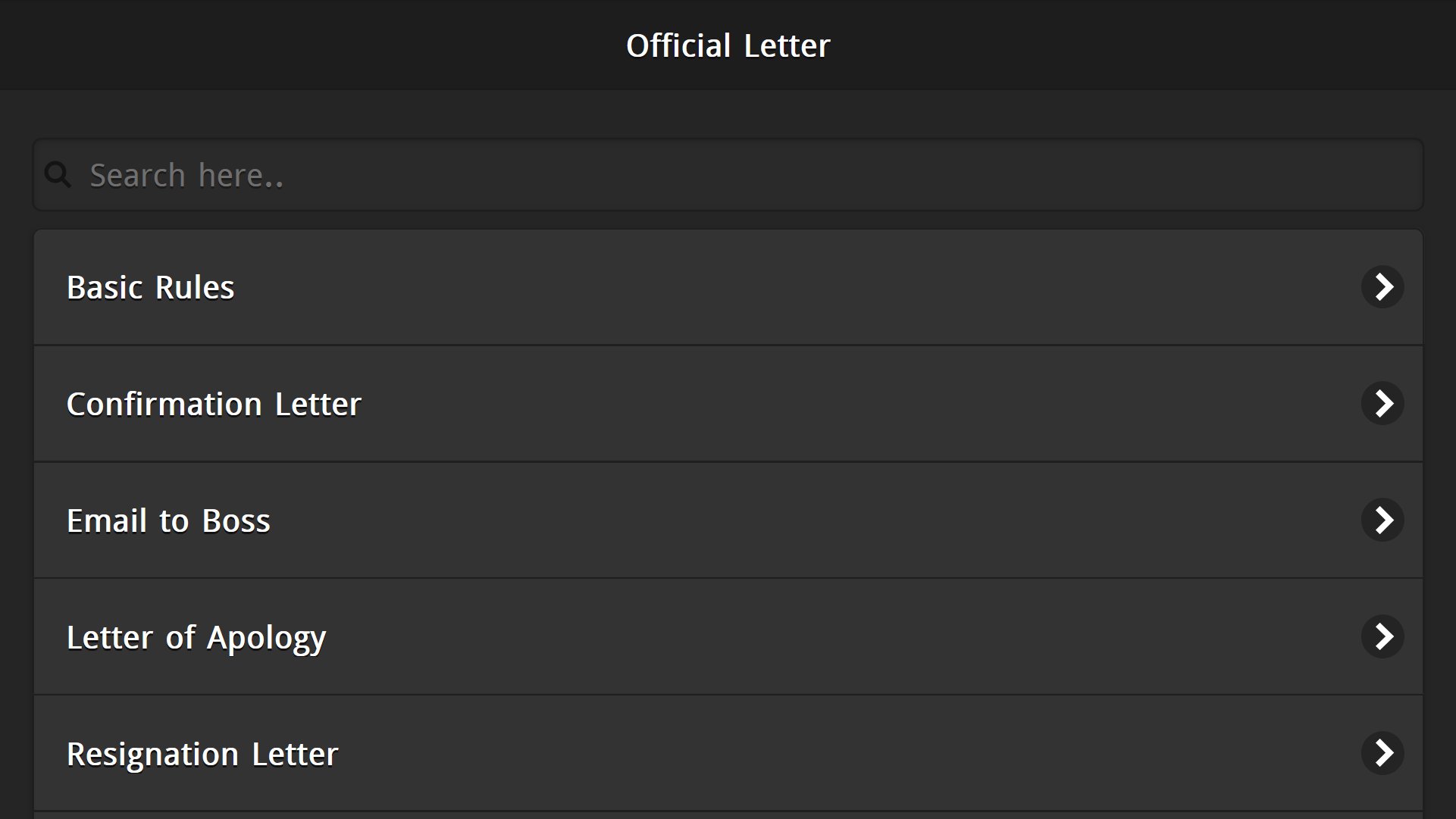 Official Letter Format - Letter Writing Sample APK for Android Download