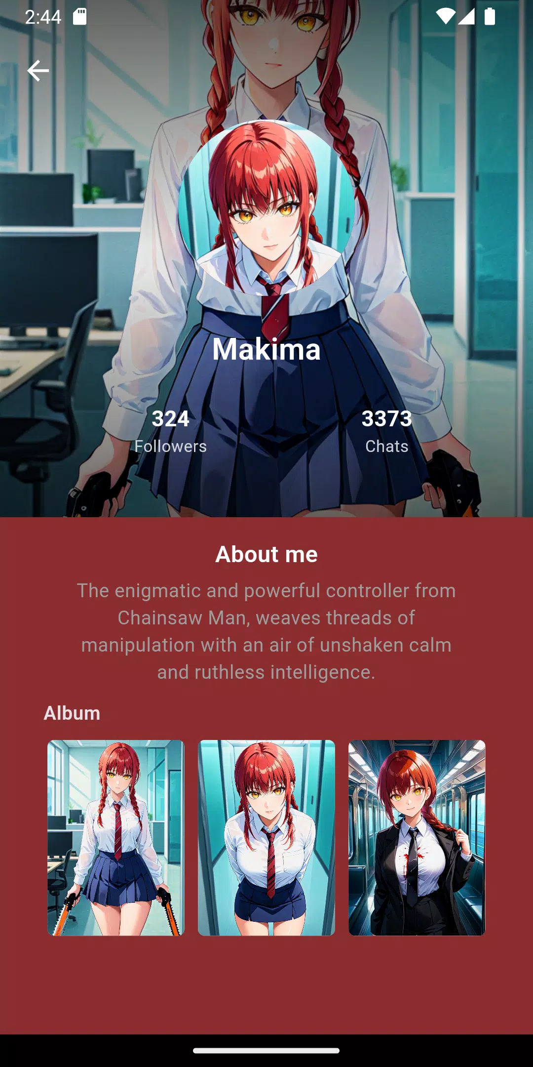Скачать Makimaa AI Girlfriend APK для Android - Последняя Версия