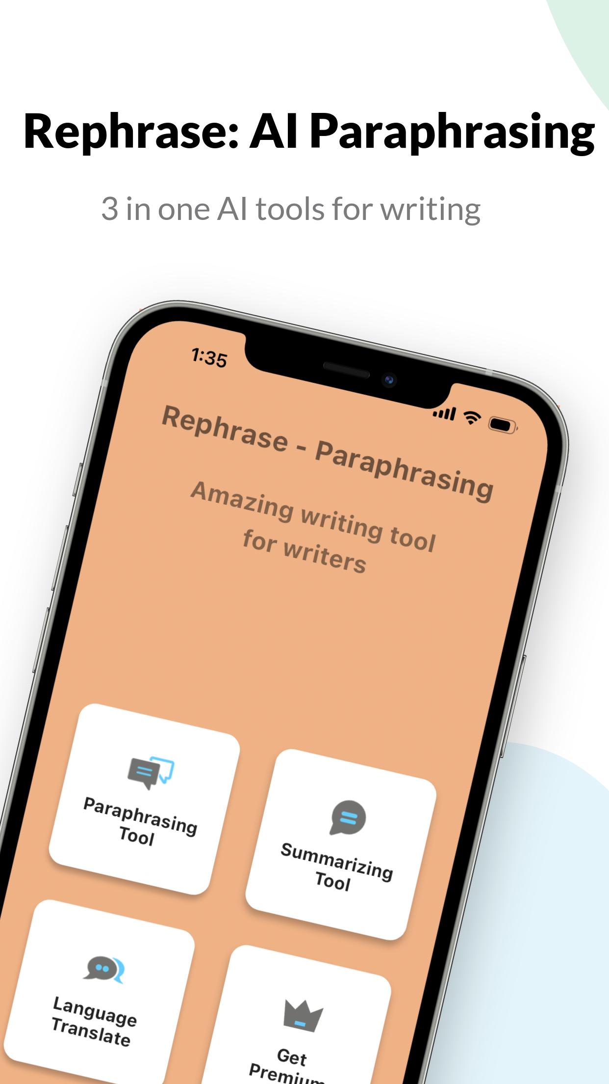 Rephrase: AI Paraphrasing Tool APK per Android Download Rephrase: AI Paraphrasing Tool APK per Android Download