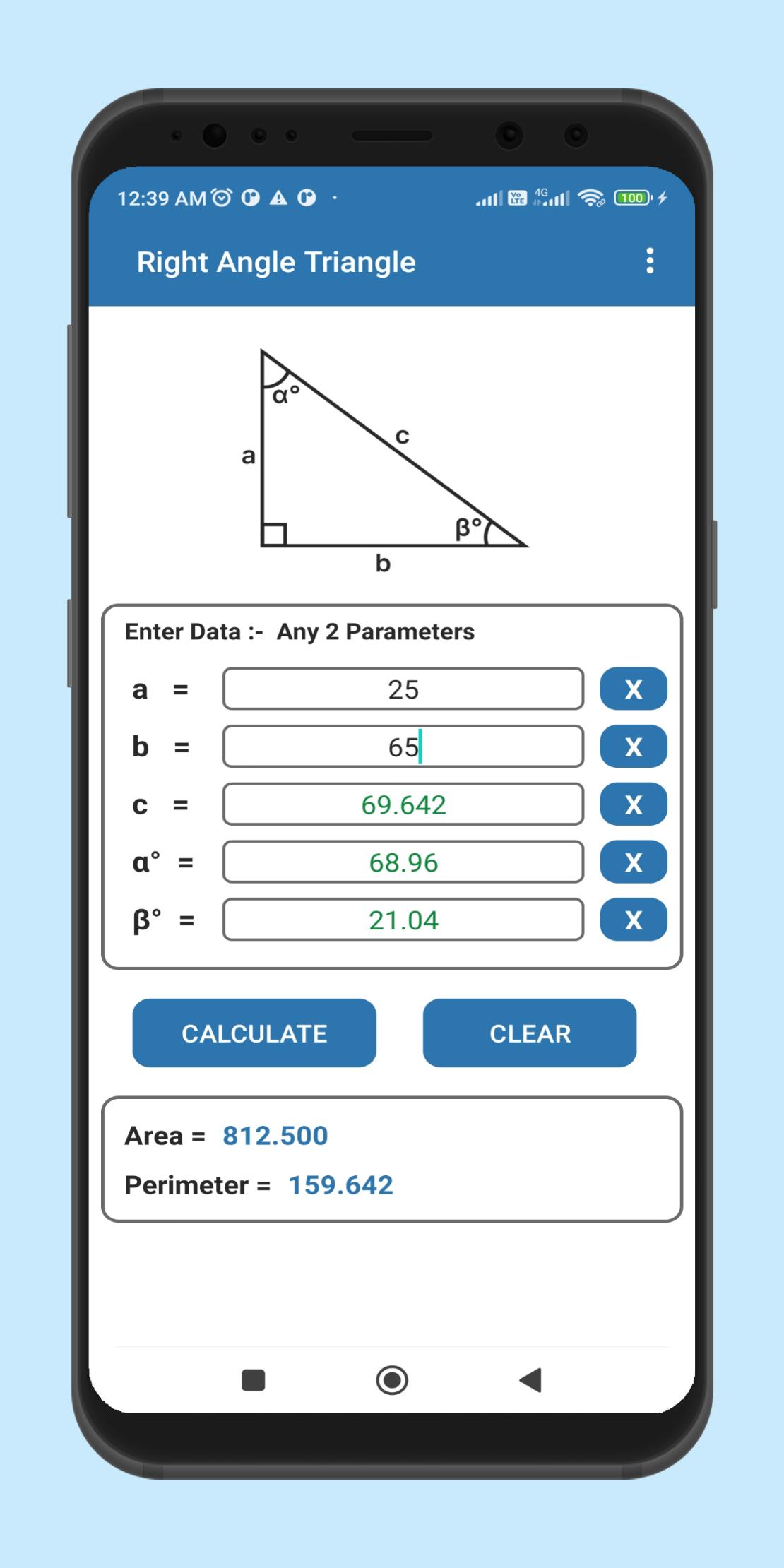 Right Triangle Calculator APK für Android herunterladen Right Triangle Calculator APK für Android herunterladen