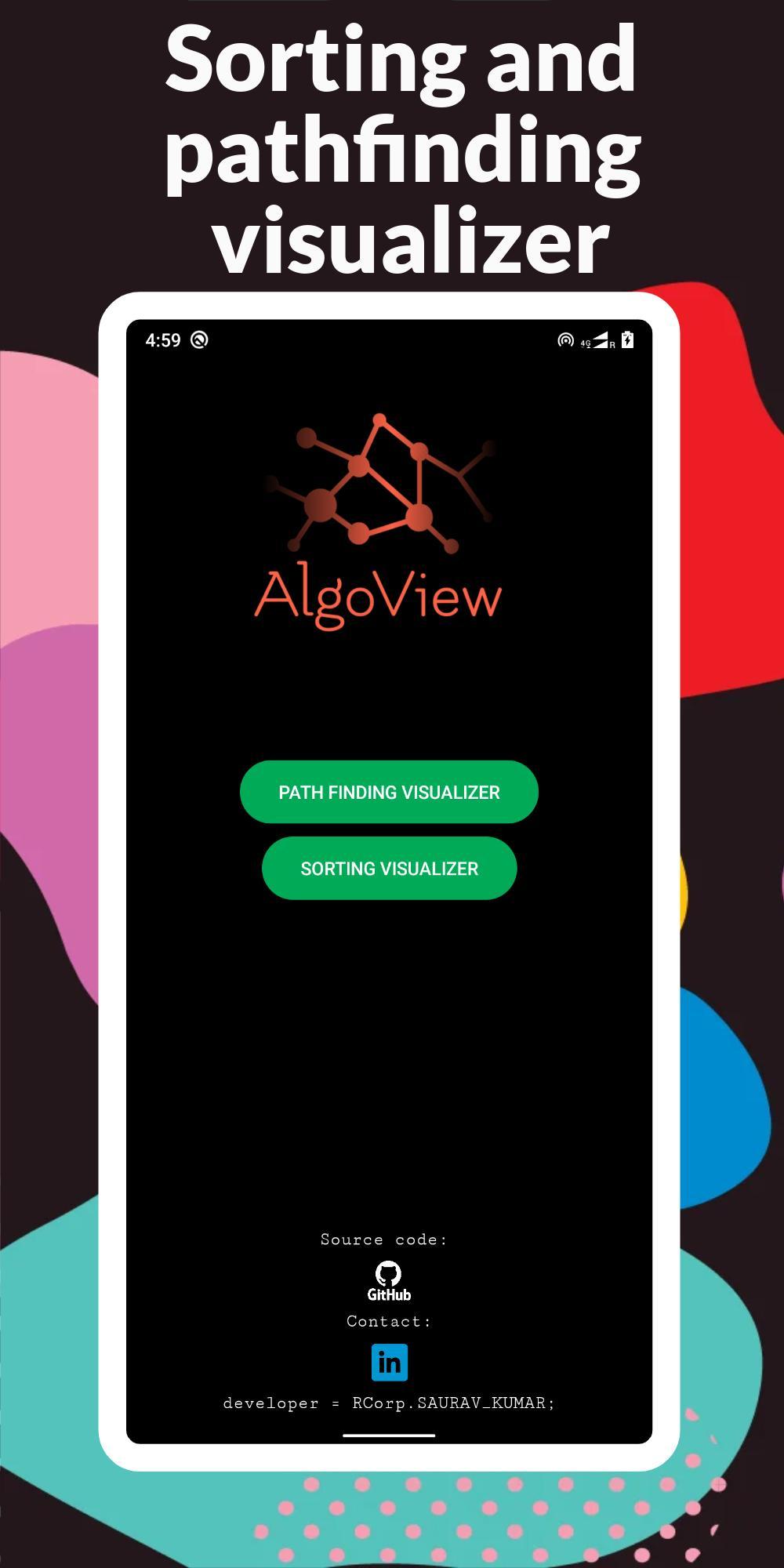 Algoview Pathfinding And Sorting Visualizer Apk Für Android Herunterladen