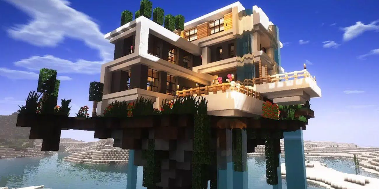 Floating House Minecraft
