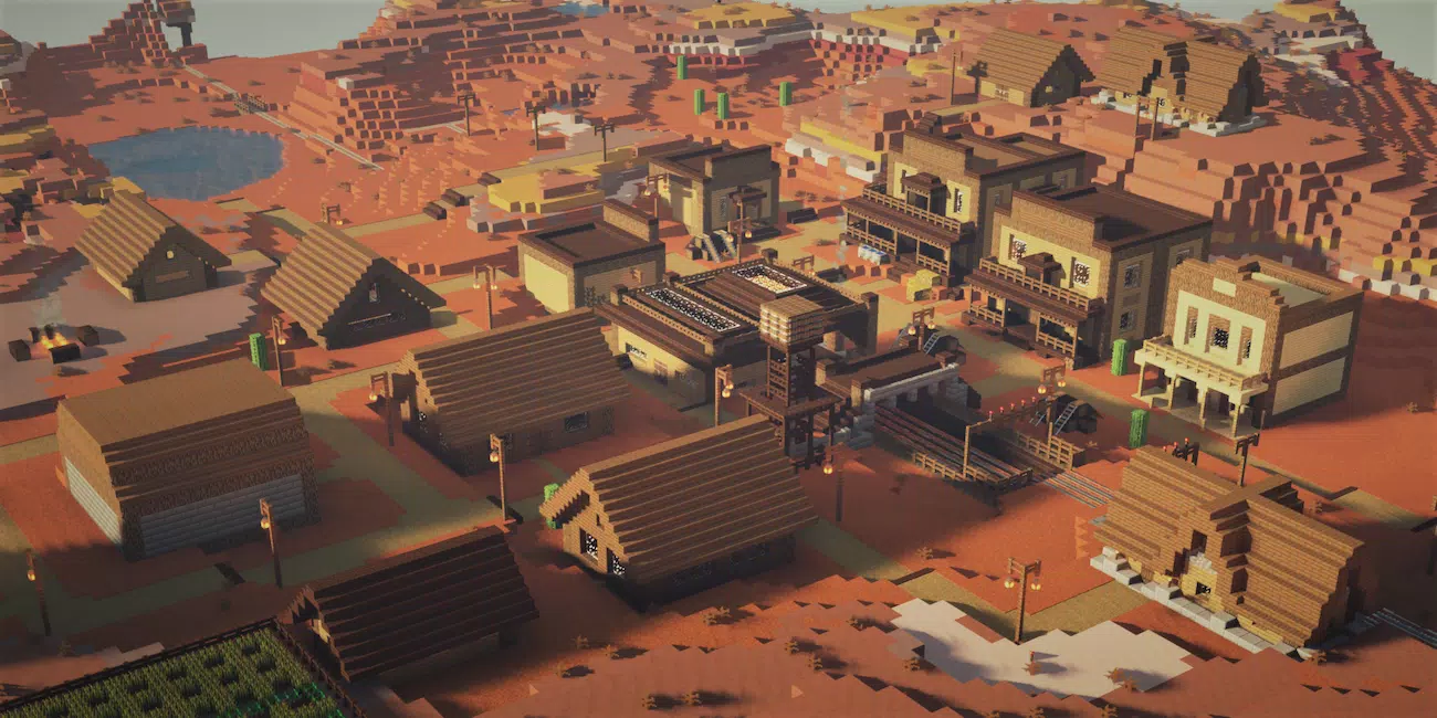 Wild West Town Map
