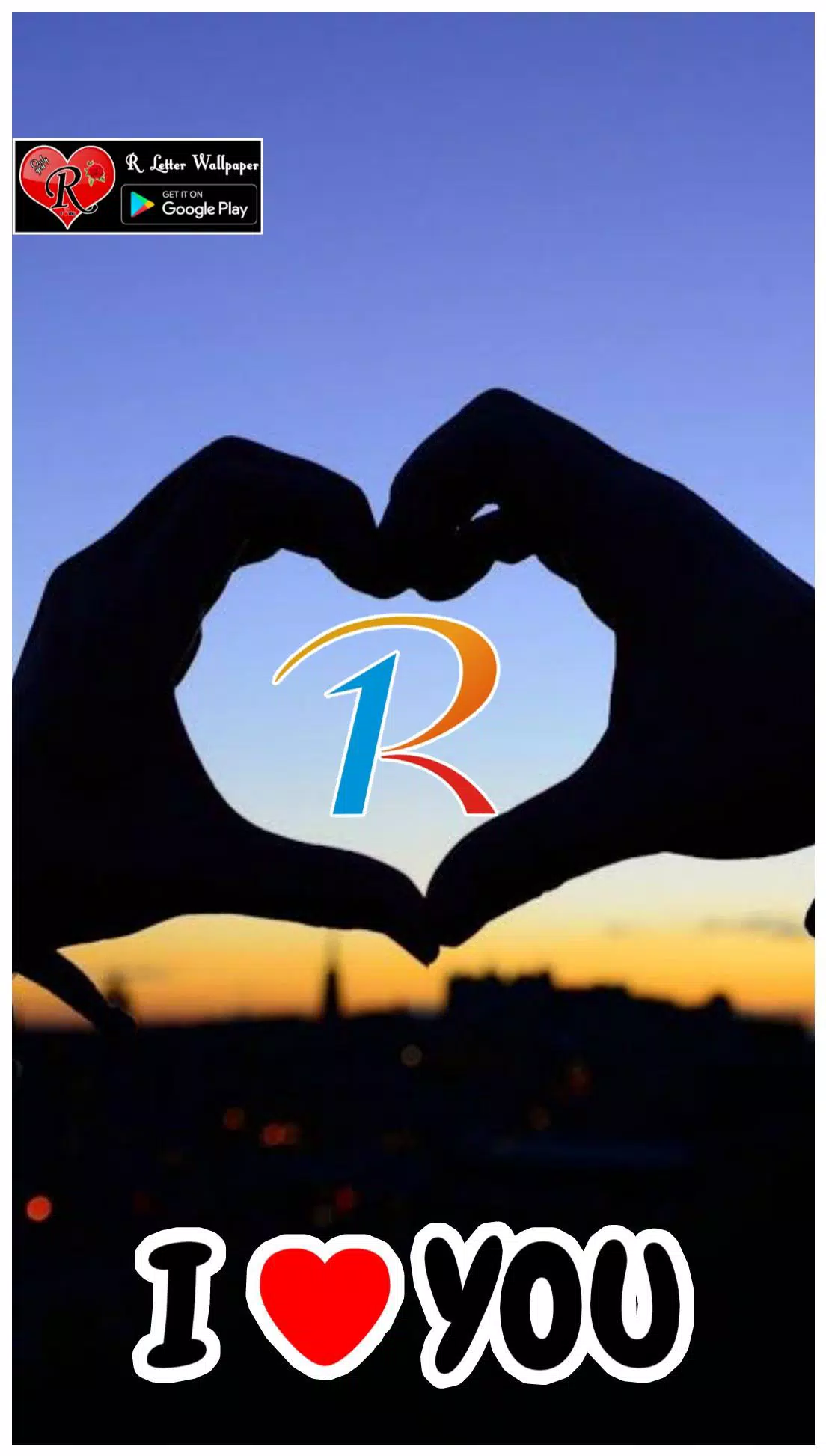 R Alphabet Wallpaper Love